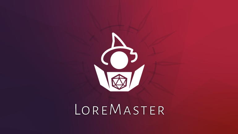 LoreMaster.io - Master your own world!